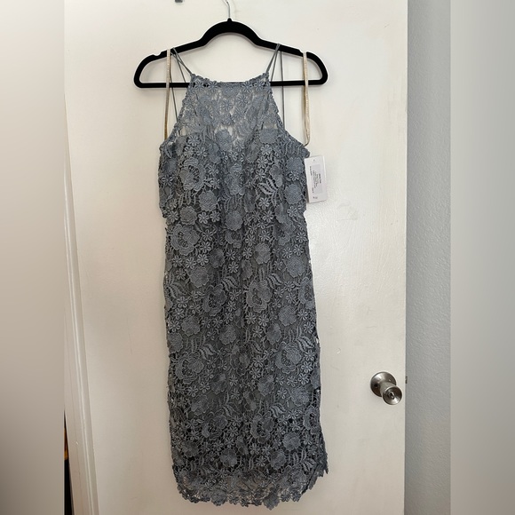 Jenny Yoo | Dresses | Jenny Yoo Lace Midi Dress Freya In Mayan Blue | Poshmark